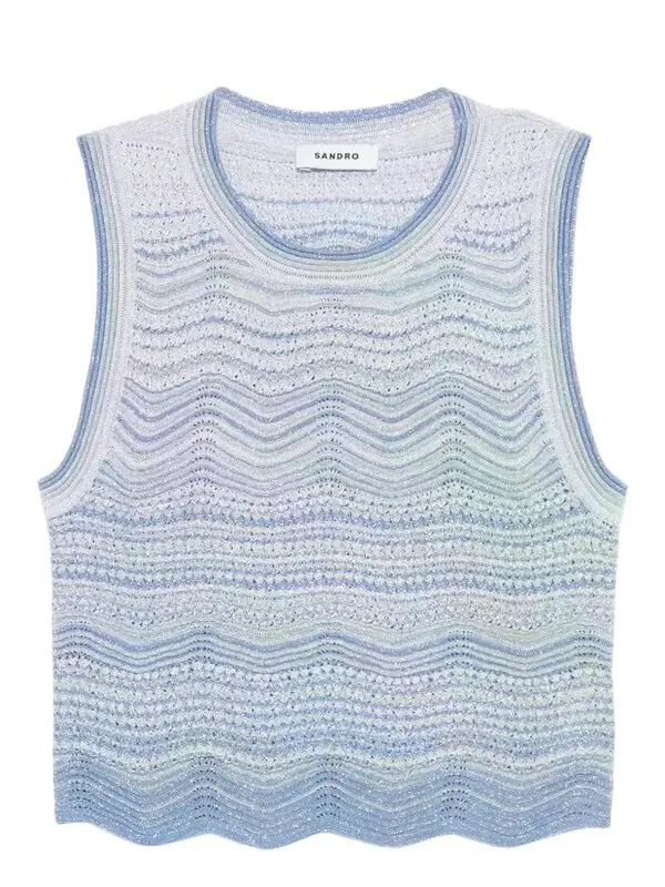 Sandro Sleeveless Top - Blue
