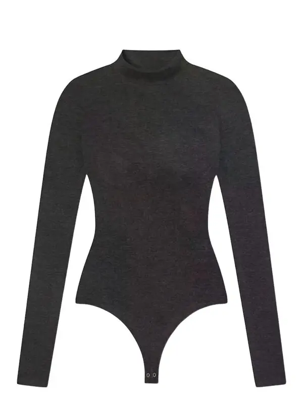 AGOLDE Turtleneck Bodysuit - Grey
