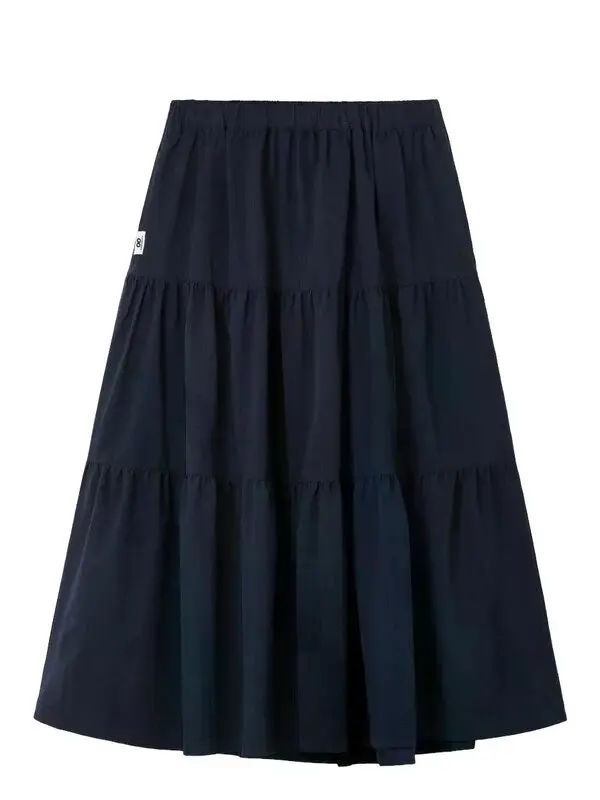 CHOCOOLATE Tiered Skirt - Blue