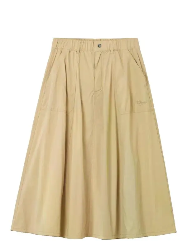 CHOCOOLATE Patch-pocket A-line Skirt - Neutrals
