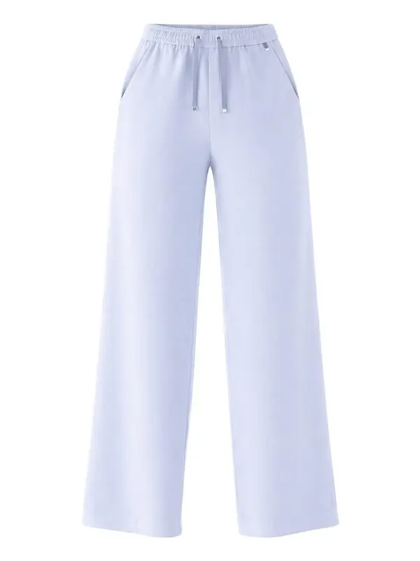 Herno Jogger Pants With Drawstring - Azure