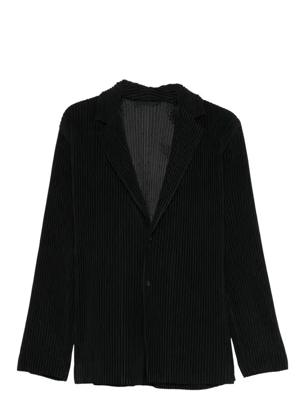 Issey Miyake Pleated Jacket - Black