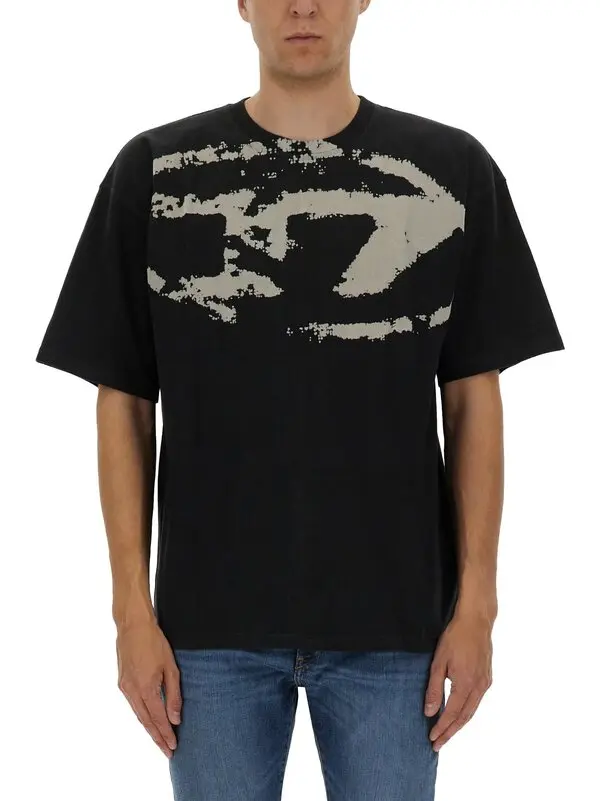 DIESEL T-shirt "t-boxt-n14 - Black