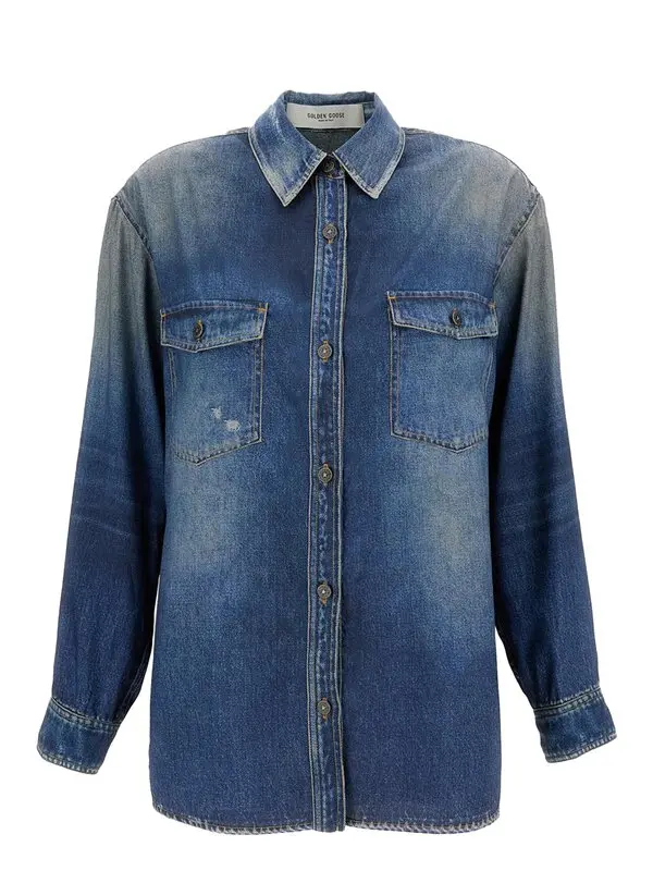 GOLDEN GOOSE Shirt "patty - Denim