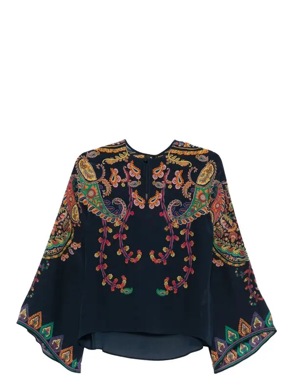 Etro Floral Paisley Print Blouse - Multicolour