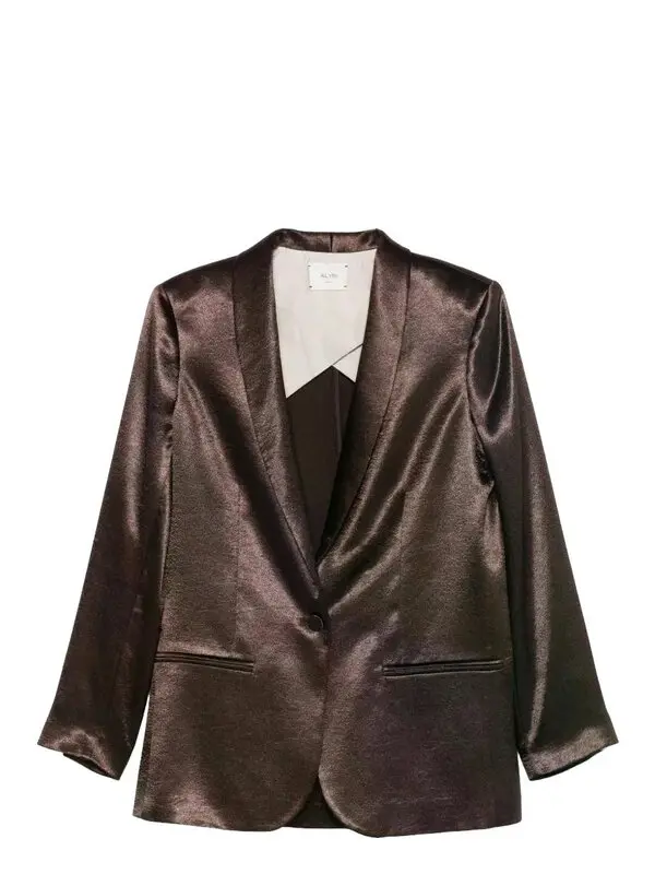 ALYSI Smoking Jacket - Brown