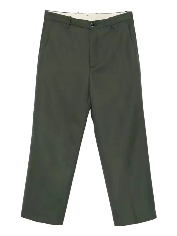 NINE:INTHE:MORNING Apollon Button Pocket Trousers - Green