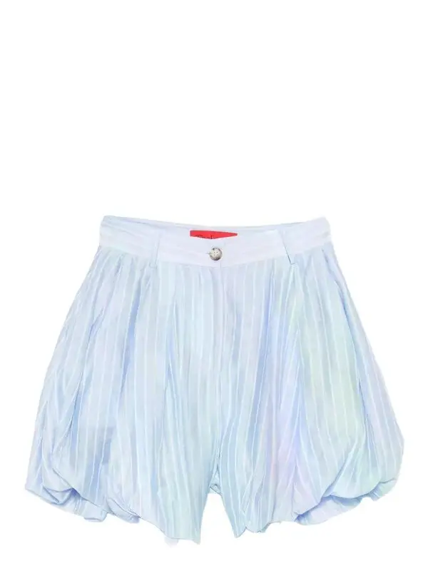 THELATEST Dafne Striped Balloon Shorts - Blue