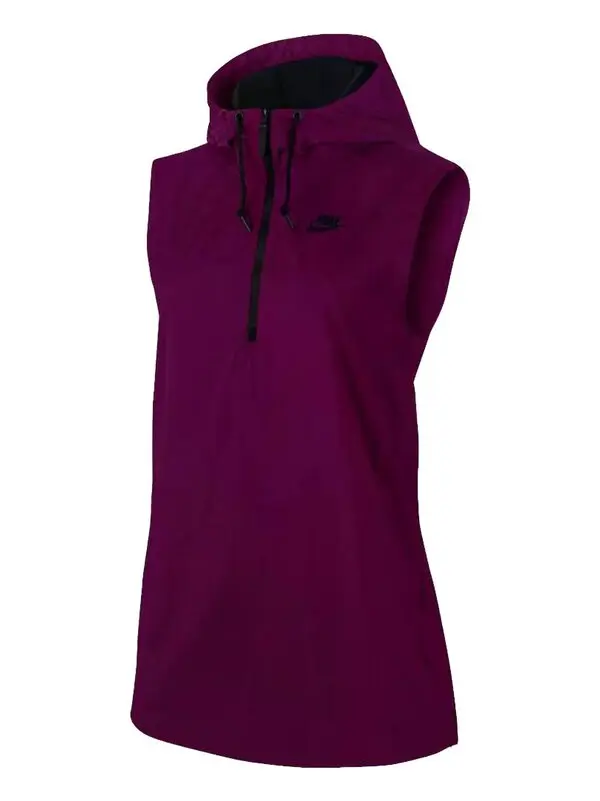 Nike Tech Hypermesh Hooded Vest - Purple