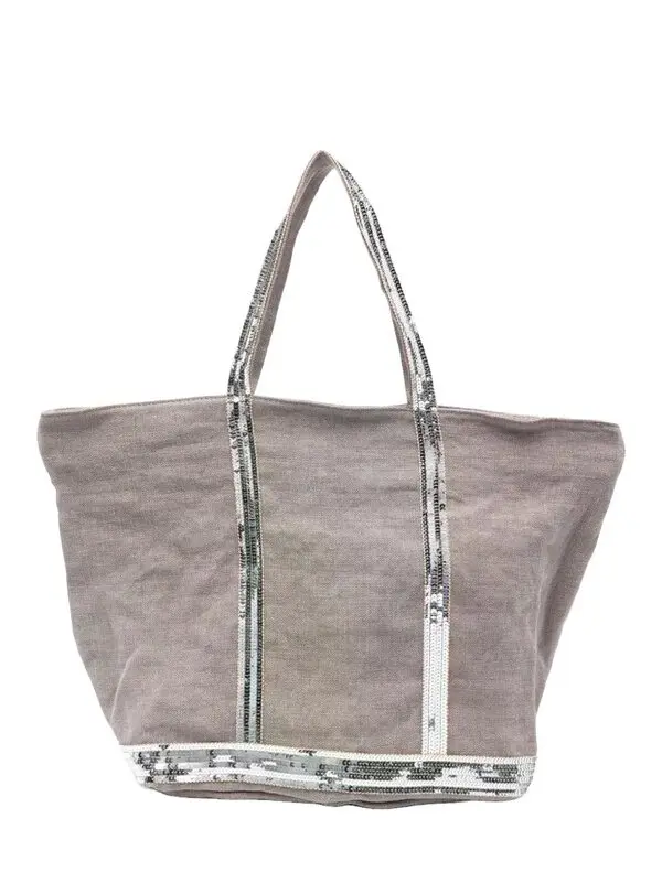 Vanessa Bruno Sequin-embellished Large Tote Bag - Grey