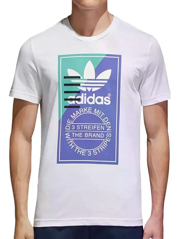 Adidas Graphic-print T-shirt - White