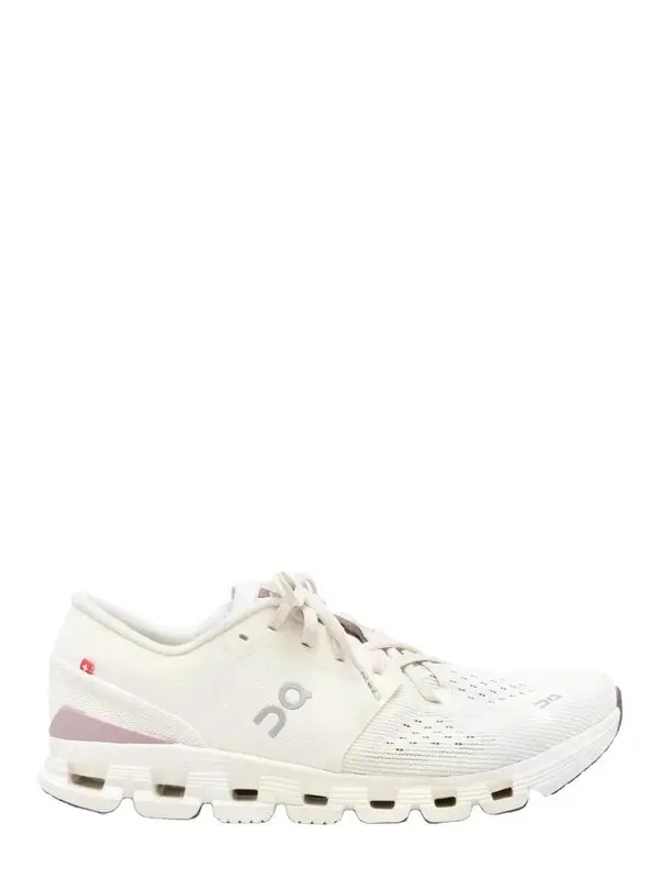 On Cloud X 4 Perforated Sneakers - Neutrals