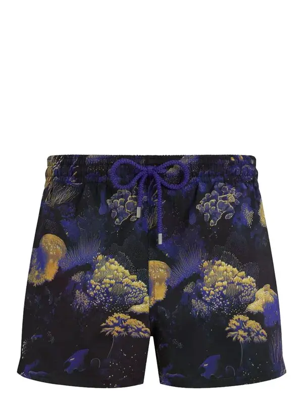 Vilebrequin Coral Reef Swim Shorts - Black