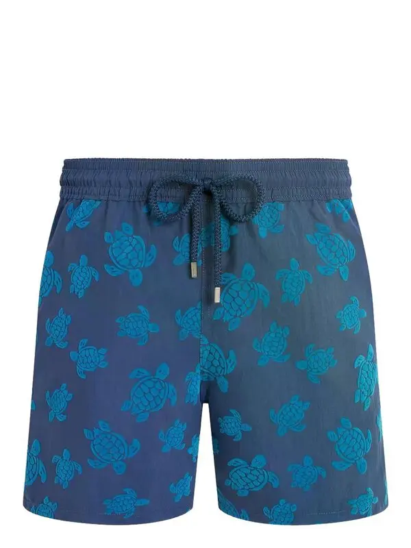 Vilebrequin Printed Drawstring Shorts - Blue