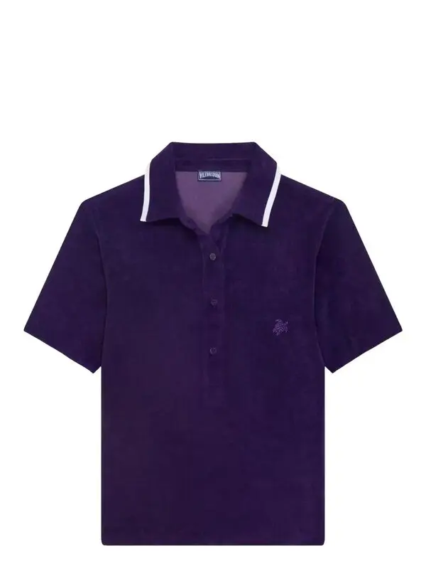 Vilebrequin Buttoned Collared Polo Shirt - Purple