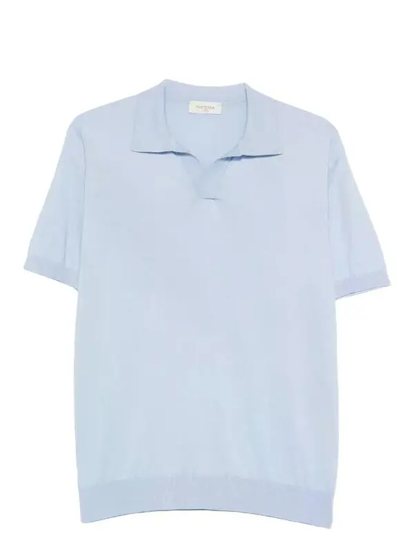 PIACENZA CASHMERE 1733 Short-sleeve T-shirt - Blue
