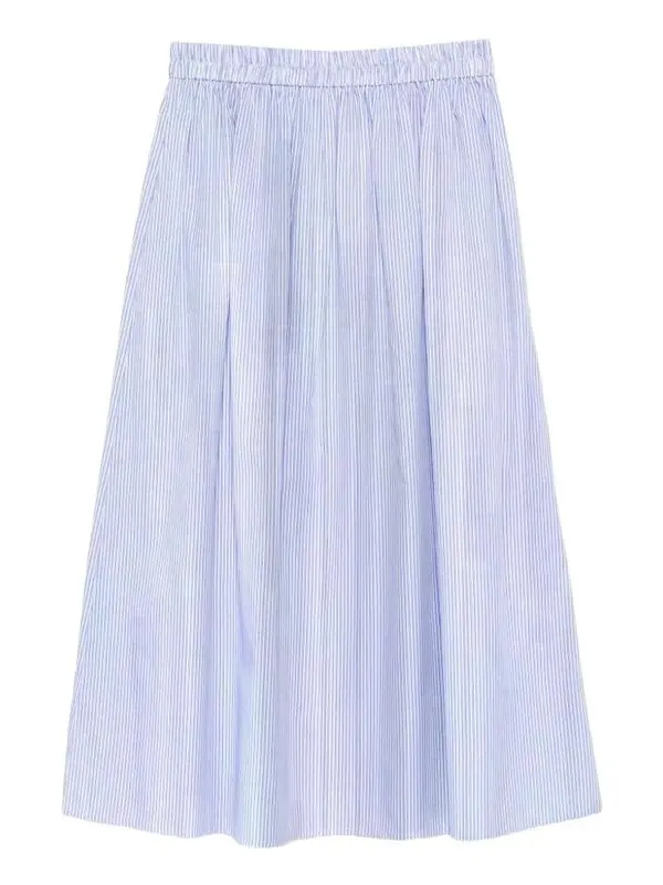 ARCHIVIO '67 Striped A-line Skirt - Blue