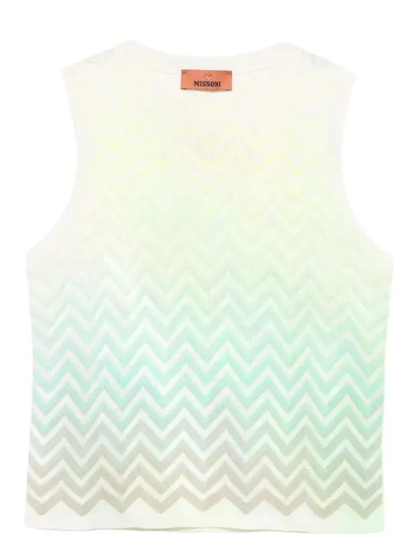 Missoni Chevron-pattern Top - Neutrals