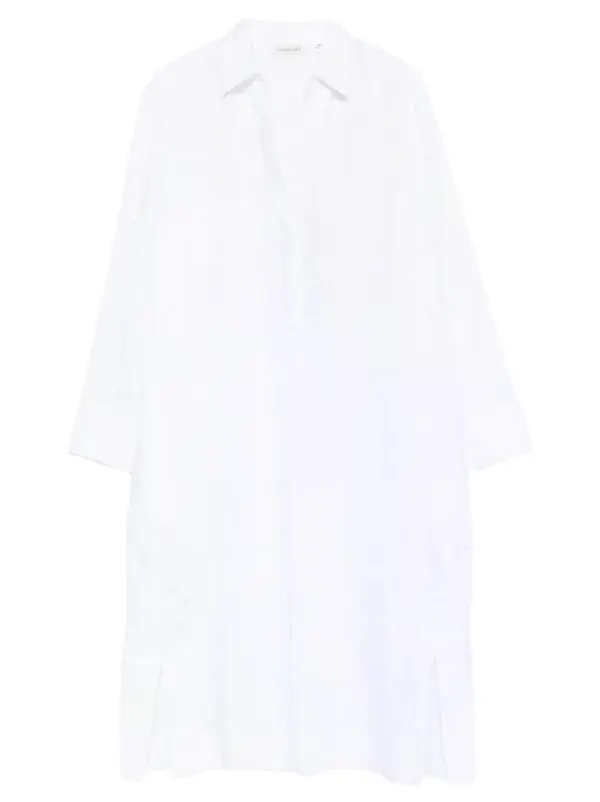 ARCHIVIO '67 Linen Midi Dress - White