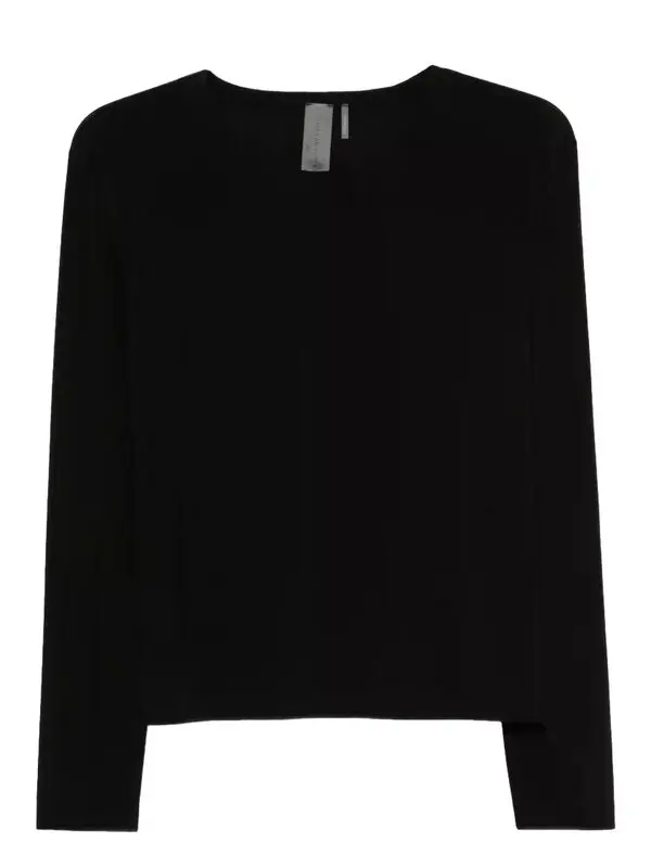 Norma Kamali Long-sleeve T-shirt - Black
