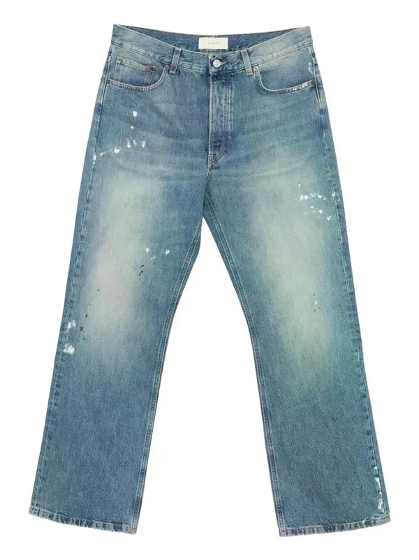 JEANERICA Splatter Denim Jeans - Blue