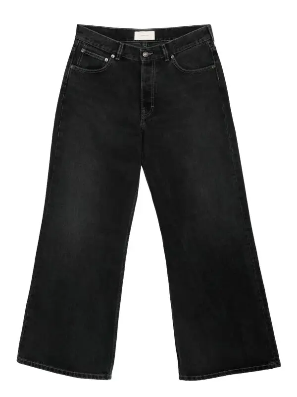 JEANERICA Gion Wide Leg Jeans - Black