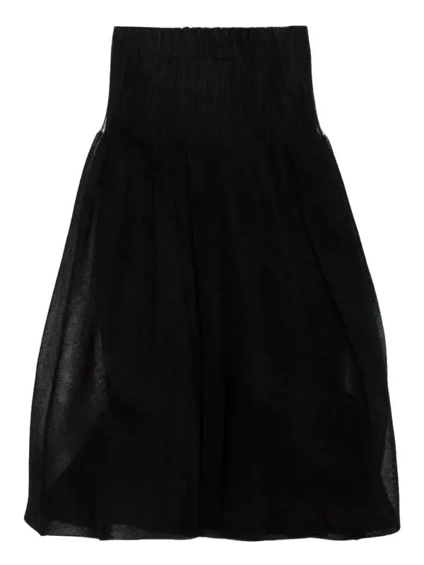 CFCL Pleated Midi Skirt - Black