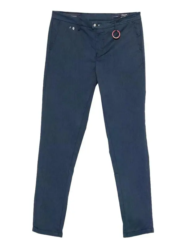 TRAMAROSSA Trousers With Ring Detail - Blue