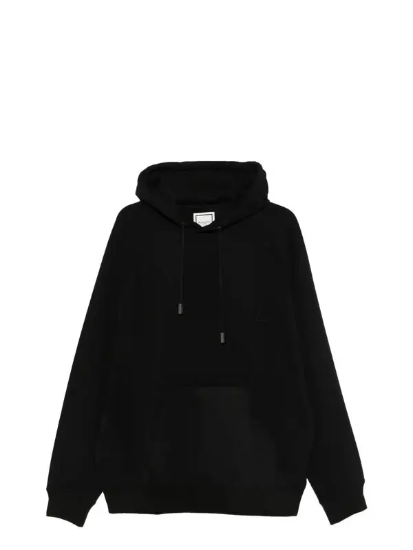 WOOYOUNGMI Logo Patch Hoodie - Black