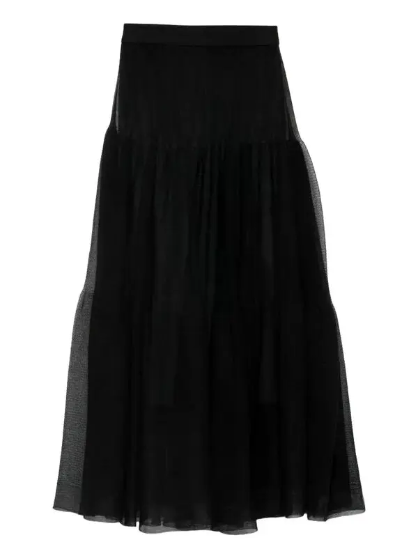 CFCL Tiered Midi Skirt - Black