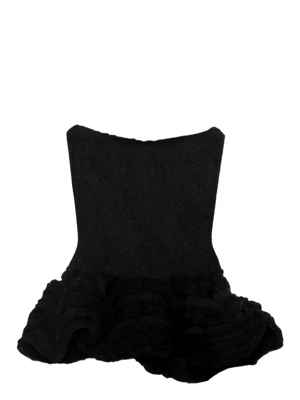 CFCL Ruffled Top - Black