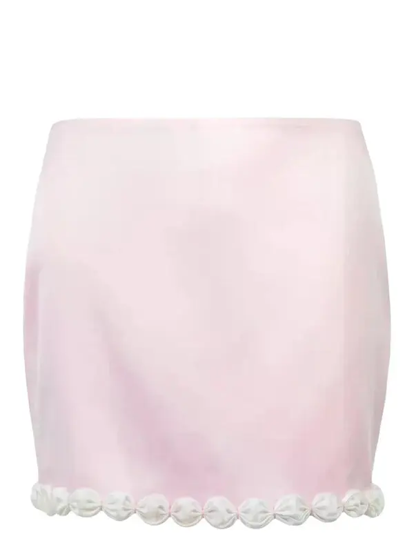 STOLEN STORES Cake Ruffled Mini Skirt - Pink