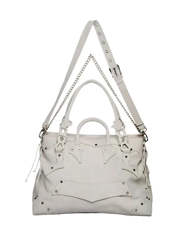 PROTÉMOA Studded Tote Bag - White