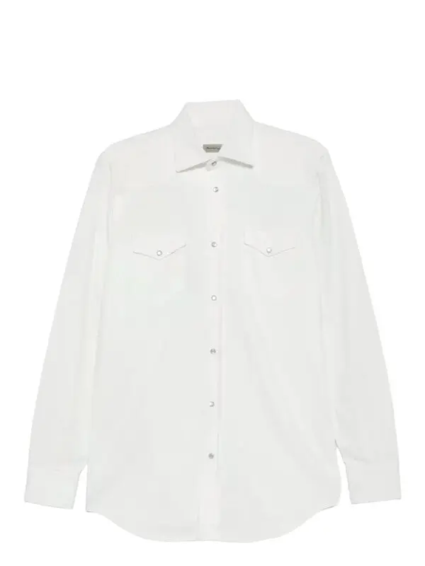 SARTORIO NAPOLI Texas Buttoned Pocket Shirt - White