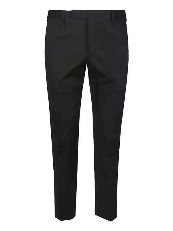 PT TORINO Belt-loop Trousers - Black