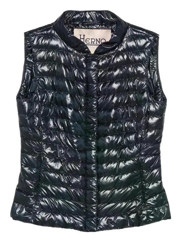 Herno Padded Gilet - Blue