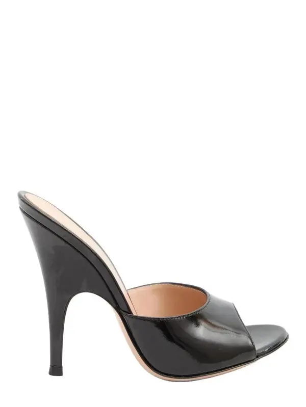 GIANVITO ROSSI Leather Sandals - Black