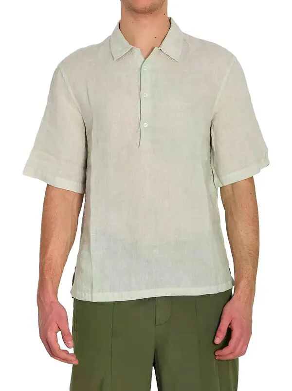 Barena Venezia Linen Polo Shirt - Neutrals