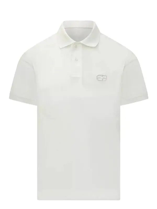 Emporio Armani Logo Polo Shirt - White
