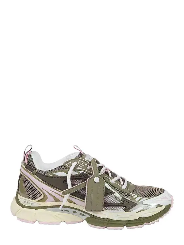 Off-White Tag-detail Sneakers - Green