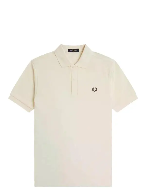 Fred Perry Logo-detail Polo Shirt - Neutrals