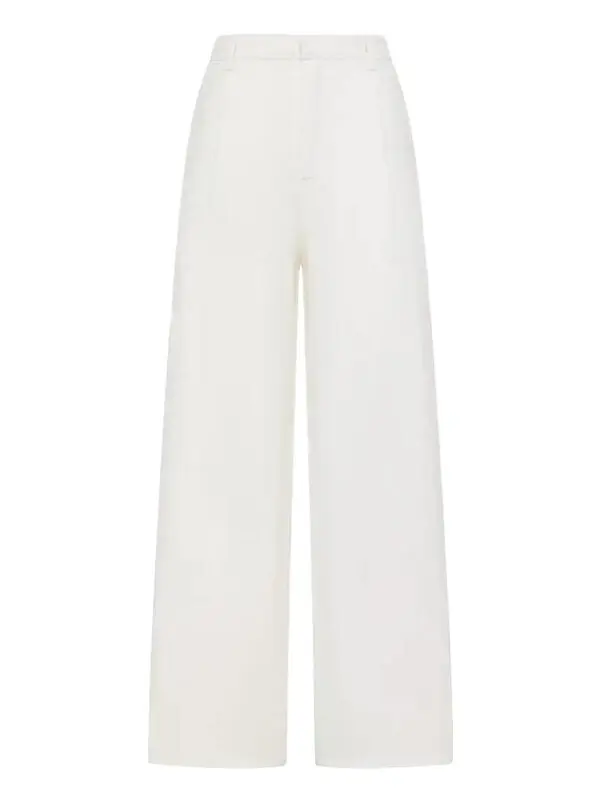 Max Mara Wide-leg Trousers - Neutrals