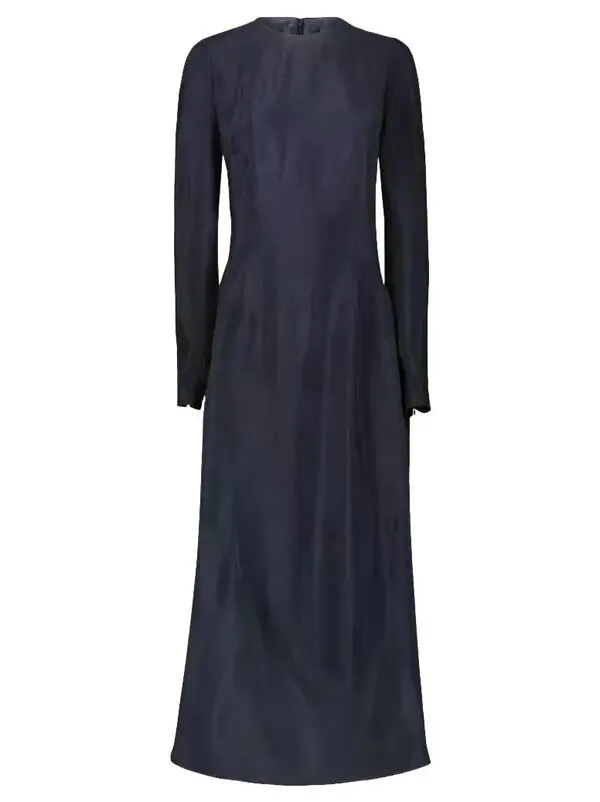MAISON MARGIELA Long-sleeve Maxi Dress - Blue