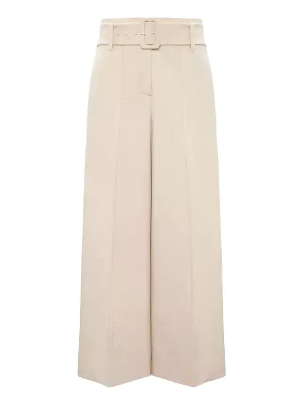 Dorothee Schumacher Belted Wide-leg Trousers - Neutrals