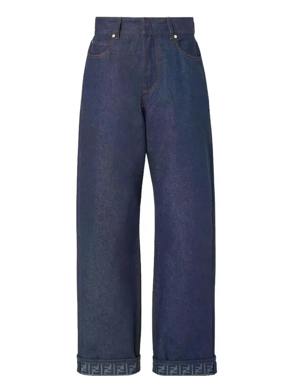 Fendi Five-pocket Denim Jeans - Blue