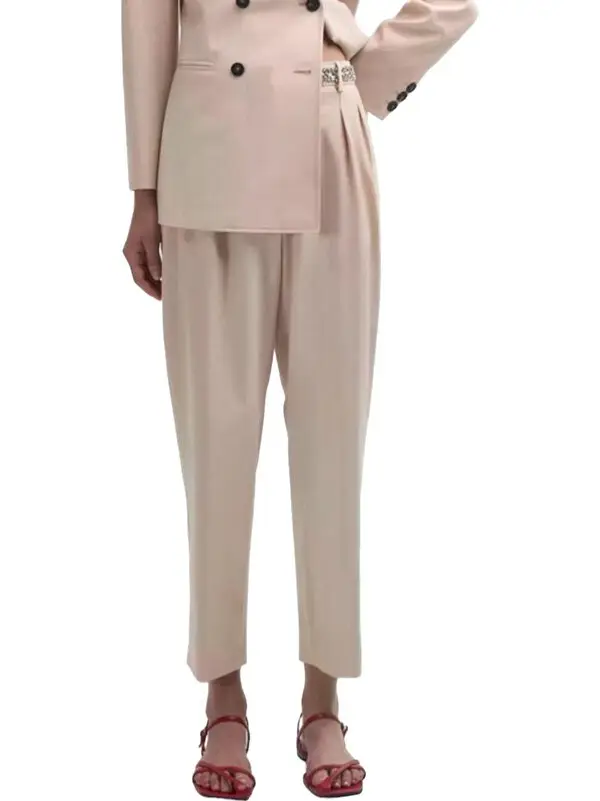 COGO Pleated Trousers - Pink