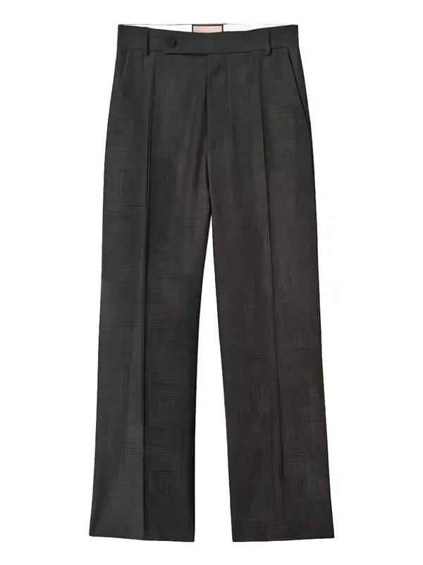 Plan C Pleated Trousers - Grey