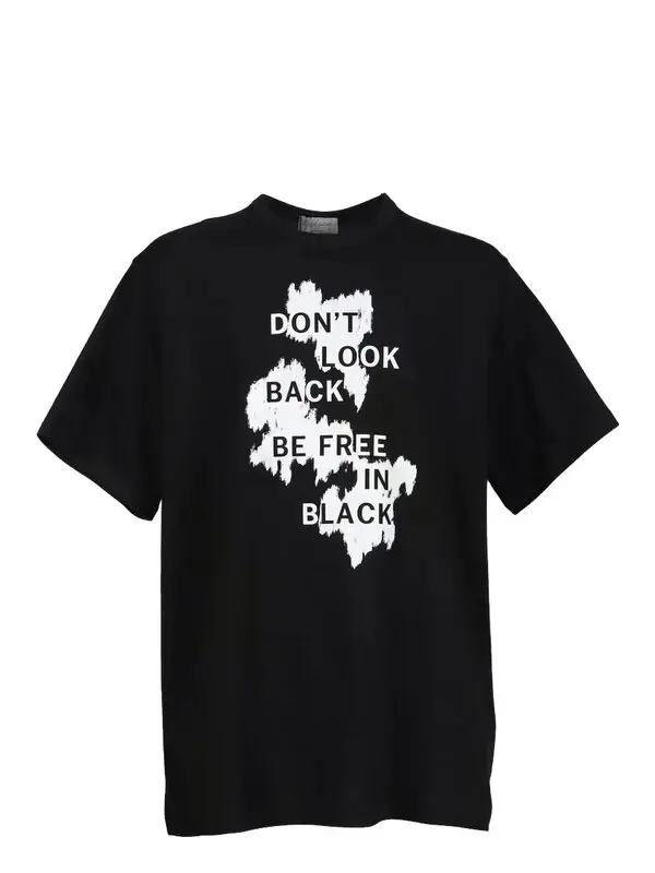 Yohji Yamamoto Graphic-print T-shirt - Black