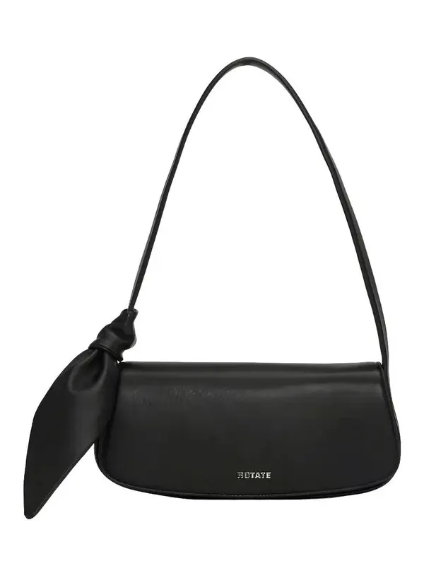 ROTATE BY BIRGER CHRISTENSEN Knot-strap Shoulder Bag - Black