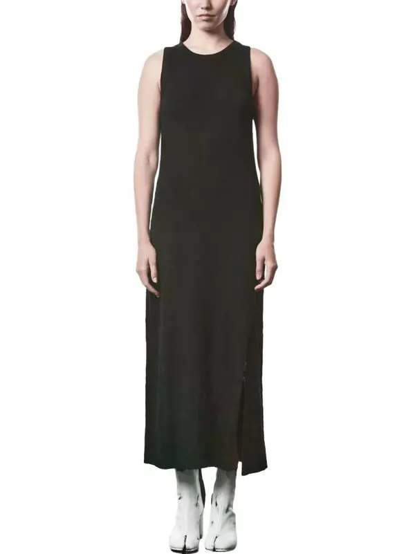 THOM KROM Textured Midi Dress - Black